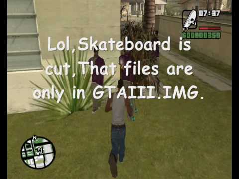Steam Community :: Video :: GTA SA : Beta Weapons - SkateBoard