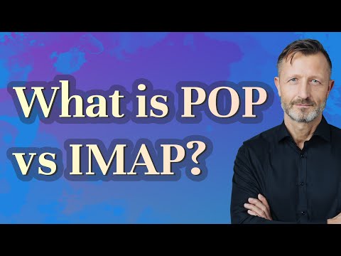 What is POP vs IMAP?