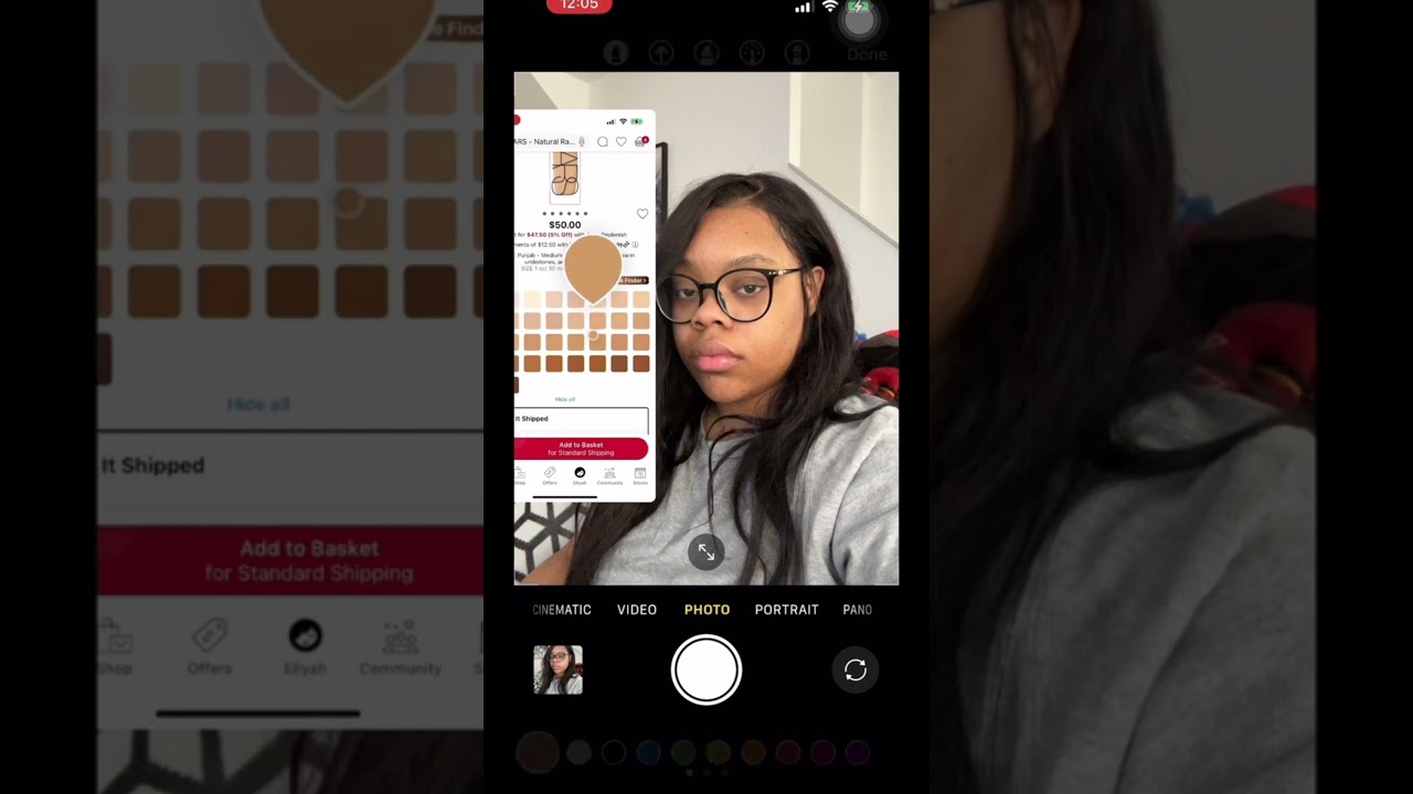 How to : Online Shade Match Foundation | #beautyshort #makeuptutorial #makeuptips #grwm