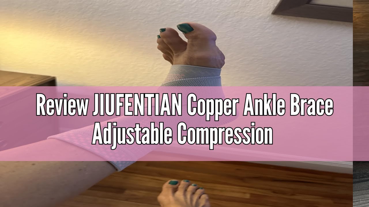 Review JIUFENTIAN Copper Ankle Brace Adjustable Compression Sleeve (Pair)-Ankle Support Heel Brace f