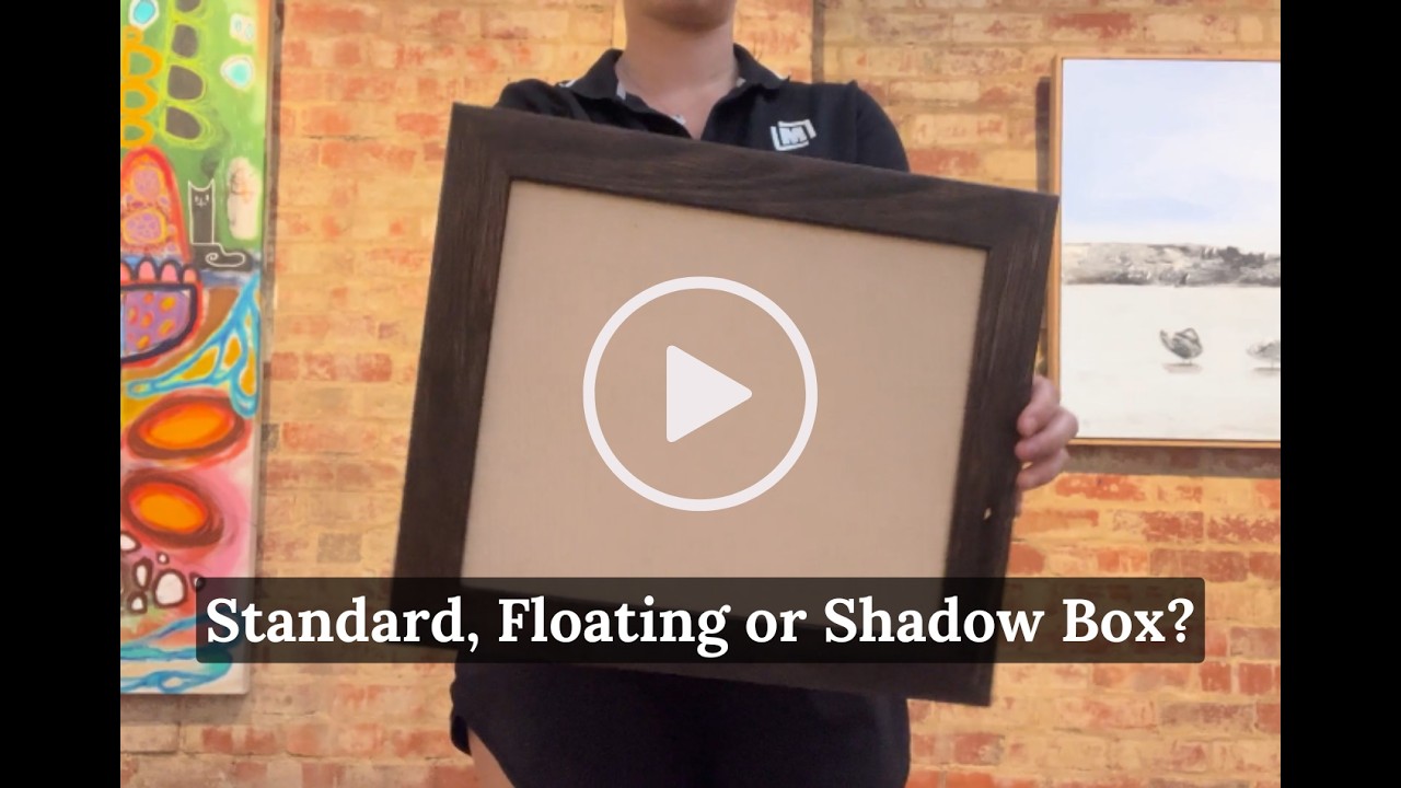 Standard, Floating & Shadow Box Frames: What’s the Difference?