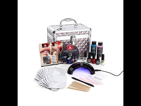 Red Carpet Manicure Gel Nail Pro Kit with Train Case