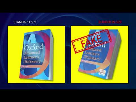 Oxford Advanced Learners Dictionary - Spotting the genuine from the fake