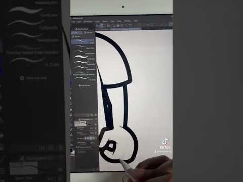 Inking a logo with clip studio #shorts #logodesign #tutorial #graphicdesign