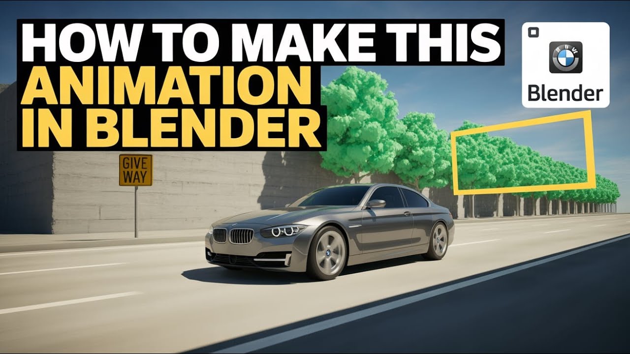 Create a Realistic Car Animation Scene in Blender | Full Beginner Tutorial