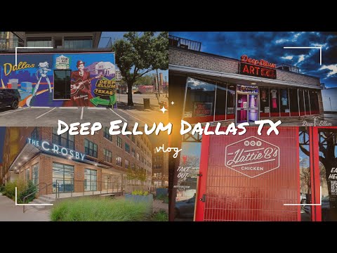 Deep Ellum Dallas Texas Vlog | Plus Apartment Tour