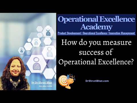 How do you measure success of operational excellence? | How do you track operational excellence?