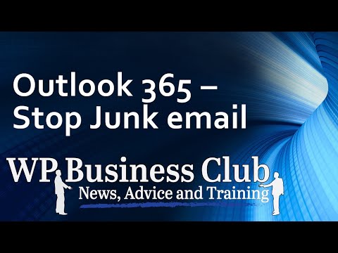 outlook 365 - stop junk mail from your inbox