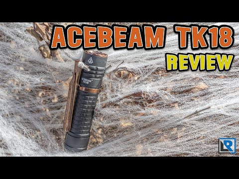 Acebeam TK18 Review (3000 Lumens, LH351D, Triple Emitter, EDC Flashlight)