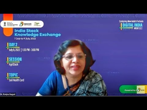 AgriStack Session, at  India Stack Knowledge Exchange