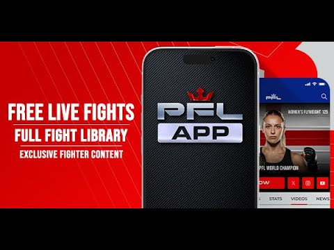 The PFL APP is here! 📱Download the PFL App for FREE! Now available on the Android and Apple Store