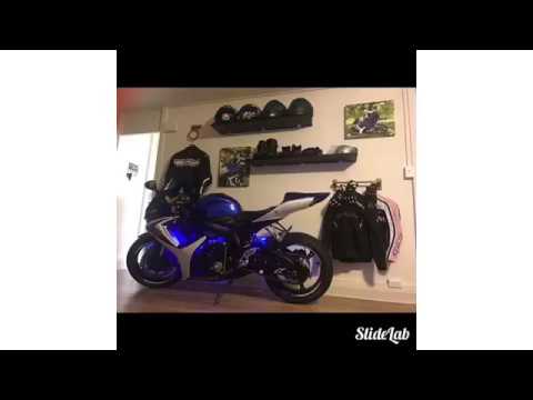 The best spot for the bike. "Motorcycle Man's cave"