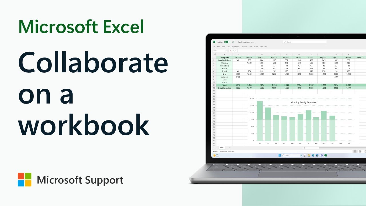 How to collaborate on a workbook in Excel | Microsoft