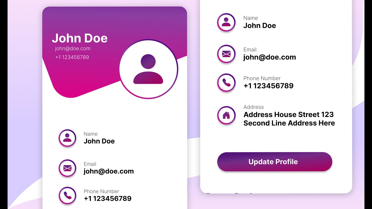 Making App Profile View | Tailwind CSS  | Speed Code #TailwindCSS #HTML #CSS #WebDevelopment