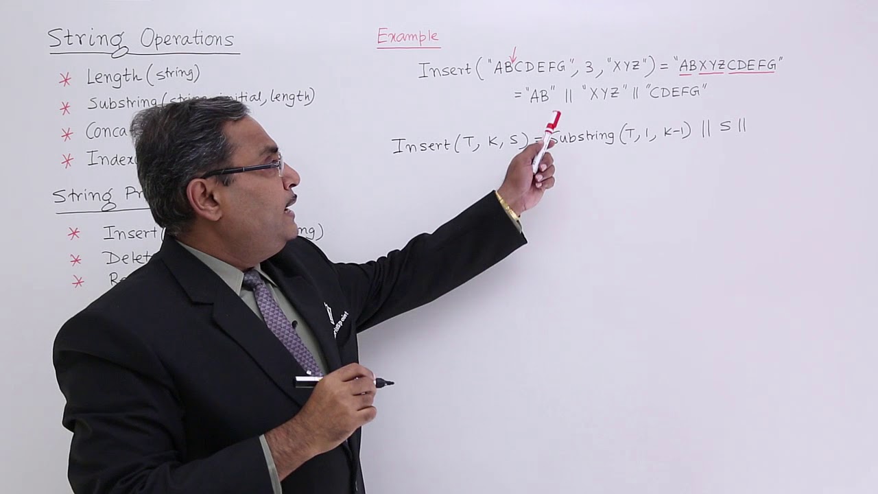 String Processing Insert