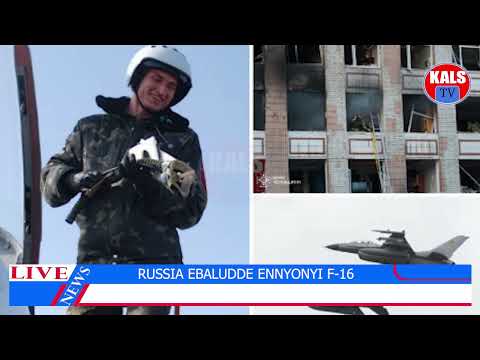 UKRAINE: Russia Ebaludde F-16 Jet Endala, Pilot Naye Alugendeddemu, Basajja Ba Zelensky Banyiivu!