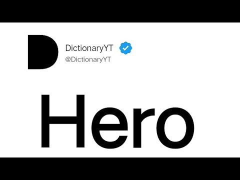 Hero Meaning in English