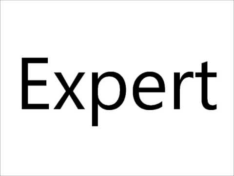 How to Pronounce Expert
