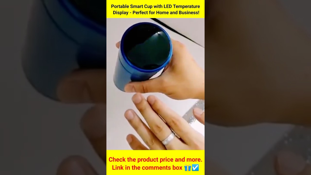 Smart Vacuum Water Cup Stainless Steel LED Temperature Digital Display Cup Portable home