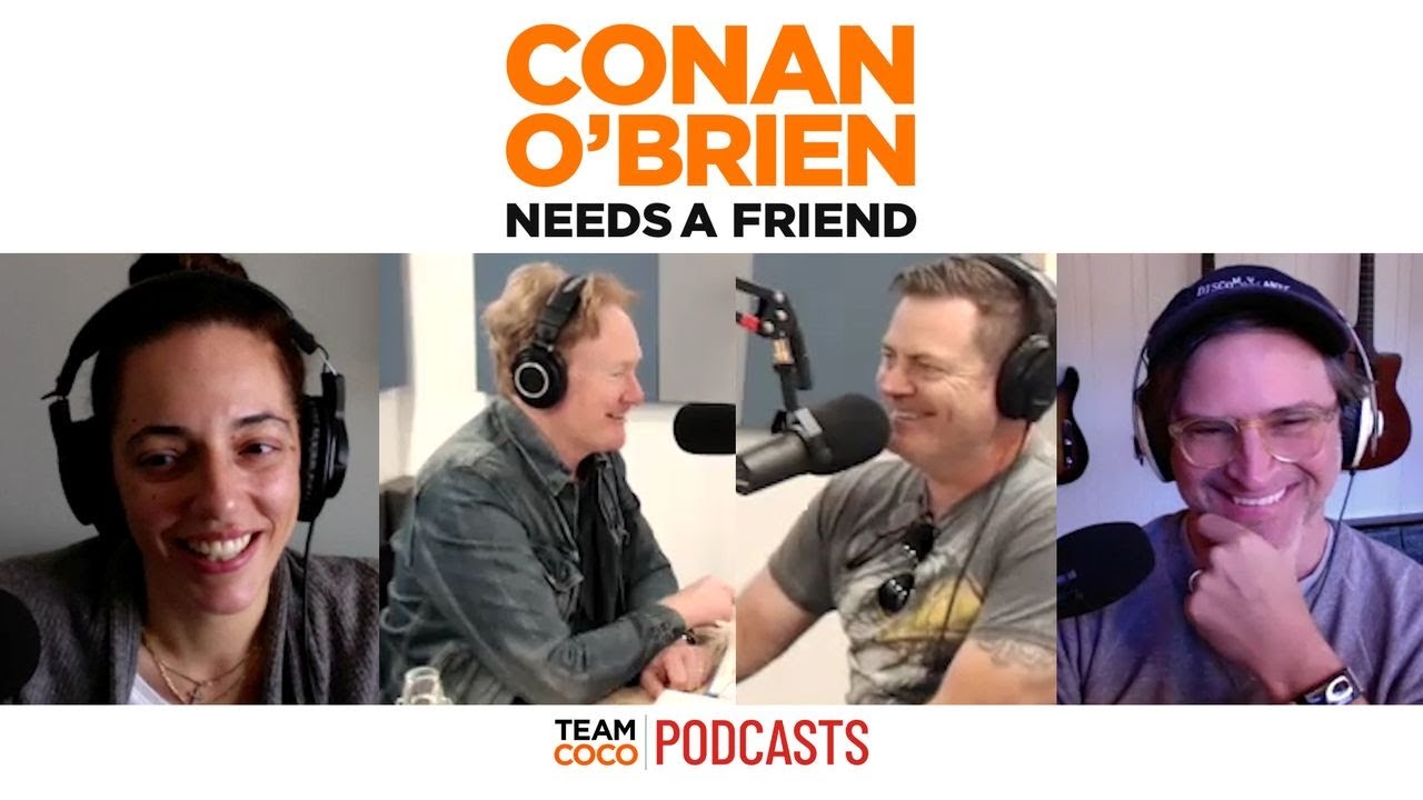 Conan Witnessed Nick Offerman Rebuild A Broken Bike Chain With A Rock ...