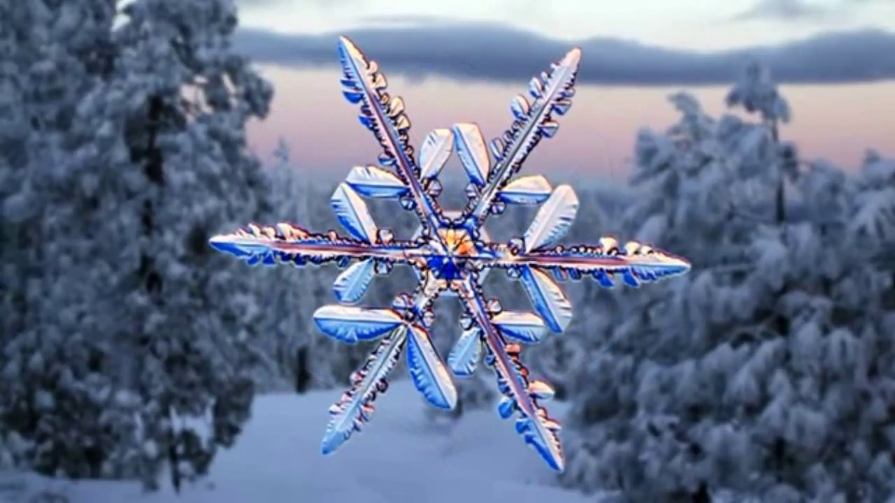 Geometría Sagrada en los copos de nieve