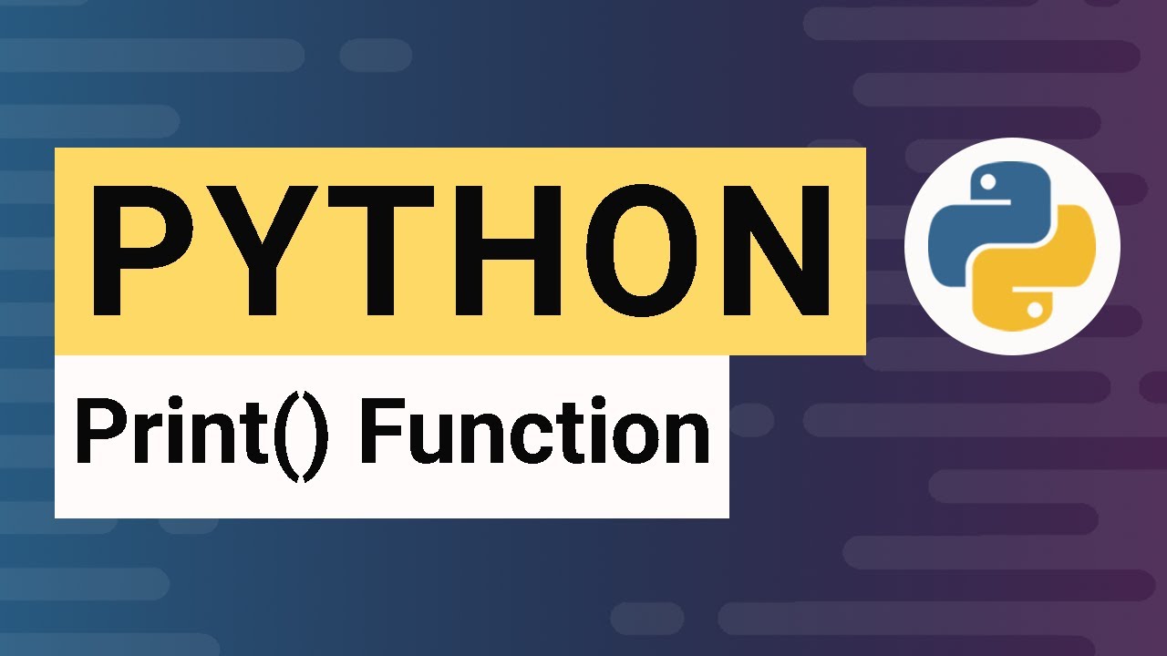 Python Tutorial 05: print() function - Displaying Output in Python