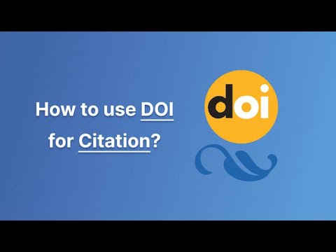 What is DOI ( Digital Object Identifier) of Research Papers or Articles?