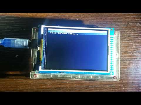 ILI9486 + Arduino Mega2560 Demo