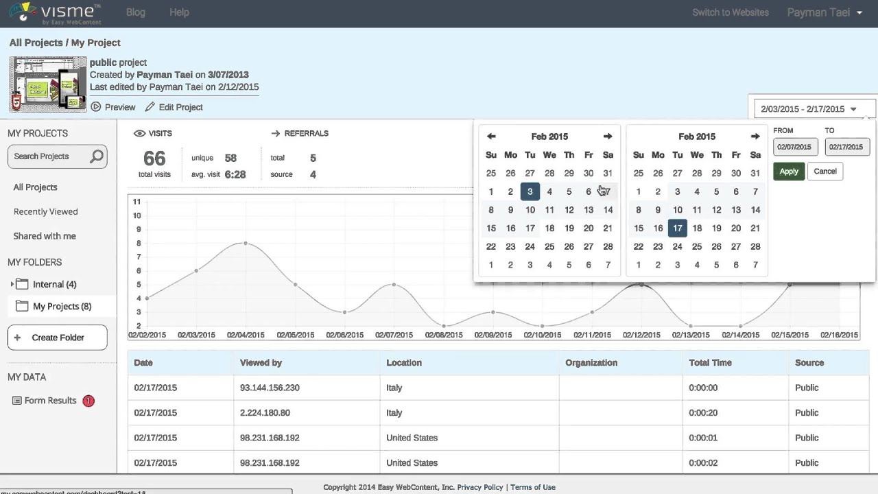 How to use Analytics in Visme (Legacy Version)