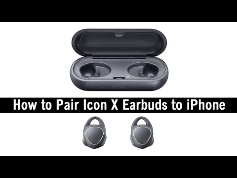 How to Pair Samsung Gear Icon X Earbuds to an iPhone