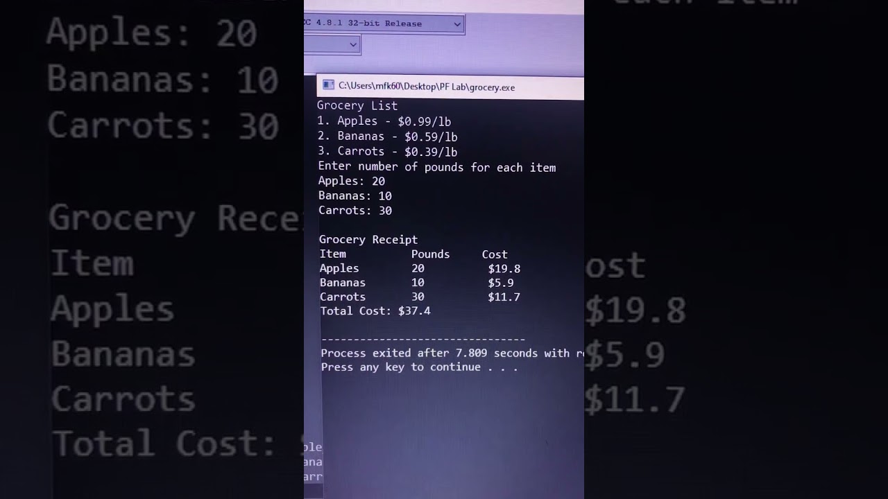 groceries c++#coders #codelife #codemasters #codinglife #codingninja #coding #code #coders