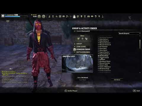 Unable To Queue For Dungeon — Elder Scrolls Online