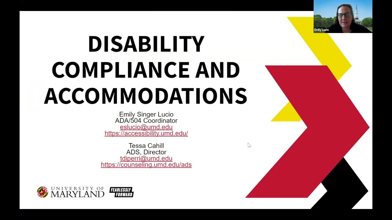 Disability Compliance & Accommodations