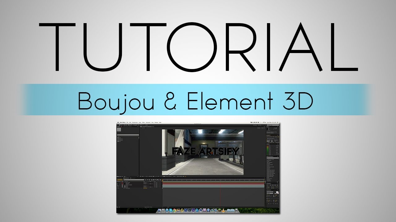 After Effects | Motion Tracking Element 3D with Boujou Tutorial