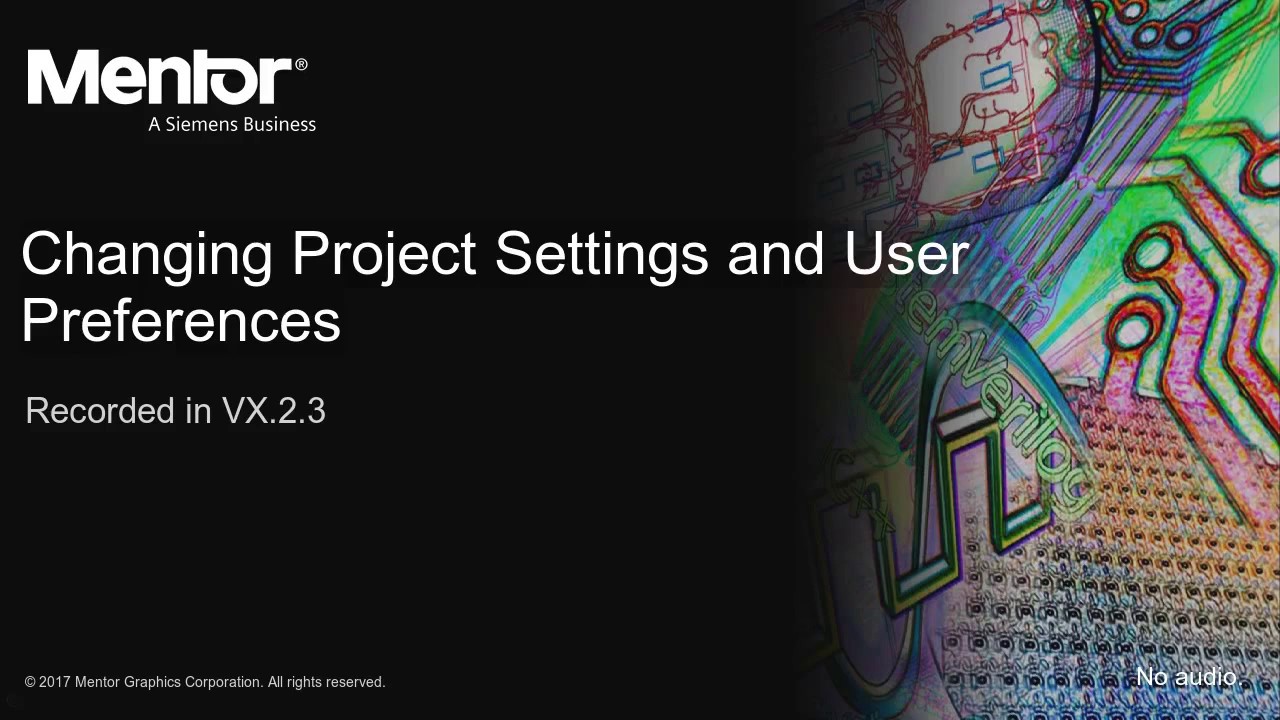 Defining Project Settings and User Preferences in the schematic
