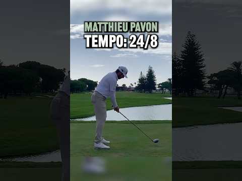 Is Matthieu Pavon’s golf swing Tour Tempo in 2024? #golf