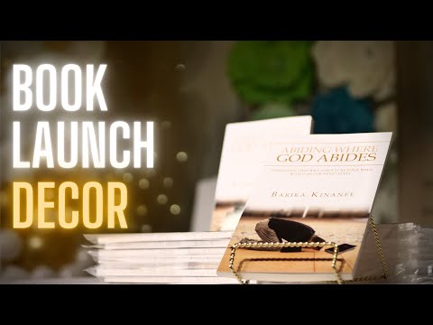Book Launch Decor - Events By Epi