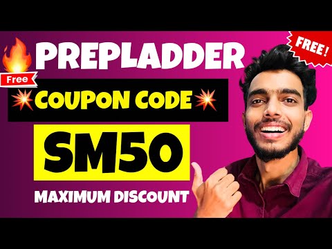 Prepladder Coupon Code 🔥 Prepladder Discount Code 2025 | Save Upto 50% on Medical Prep
