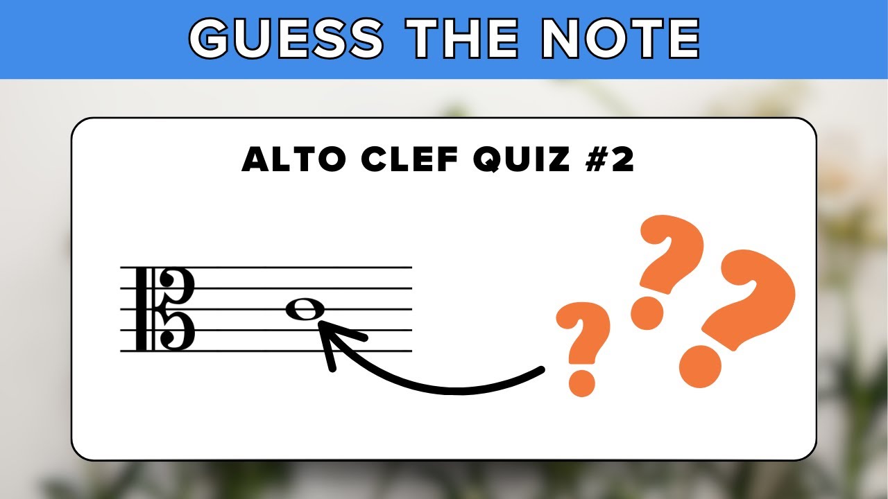 Alto Clef Notes Quiz #2 | Test Your Knowledge!