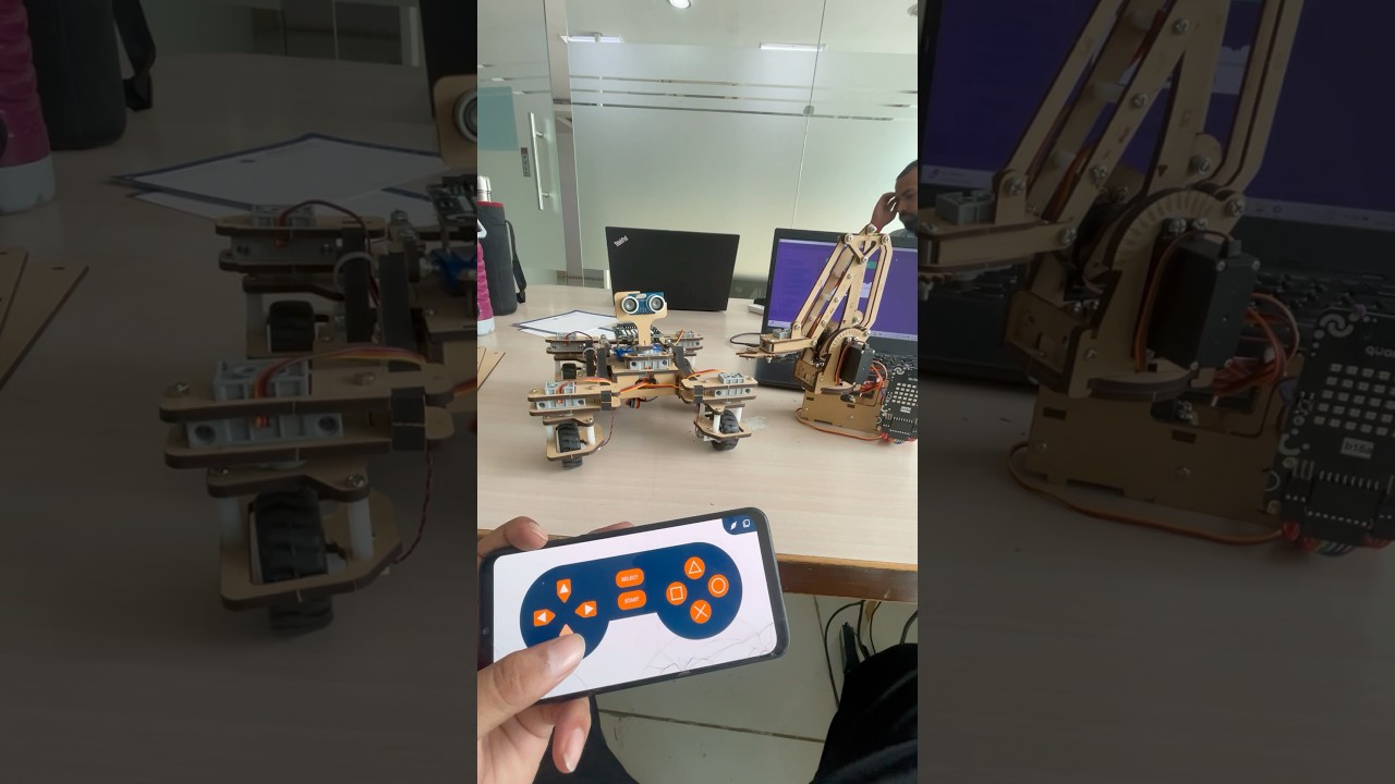 Mars rover Quarky | Codeavour 7.0 | Science Project | Robotic Arm