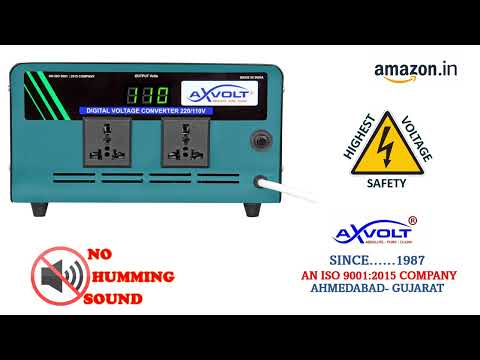 Axvolt Elite Digital Voltage Convertor/Stepdown Transformer