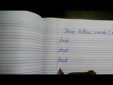Three letters words ending from ad