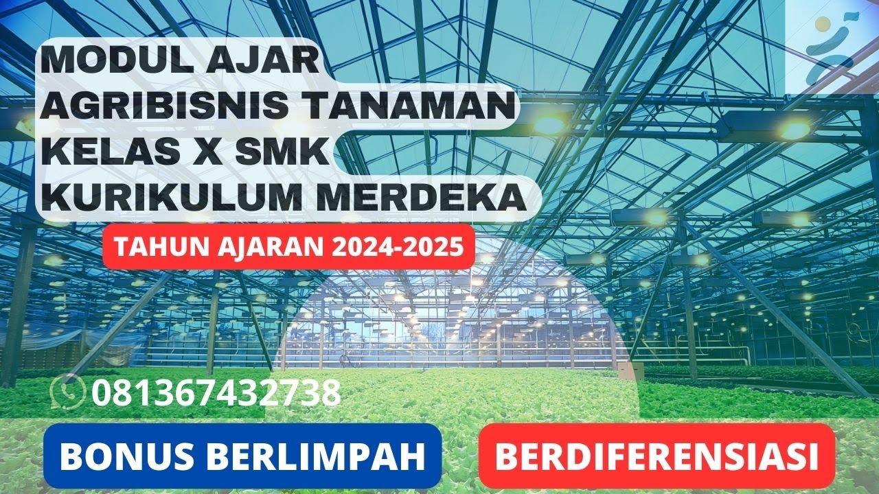 modul ajar agribisnis tanaman kelas X kurikulum merdeka terbaru