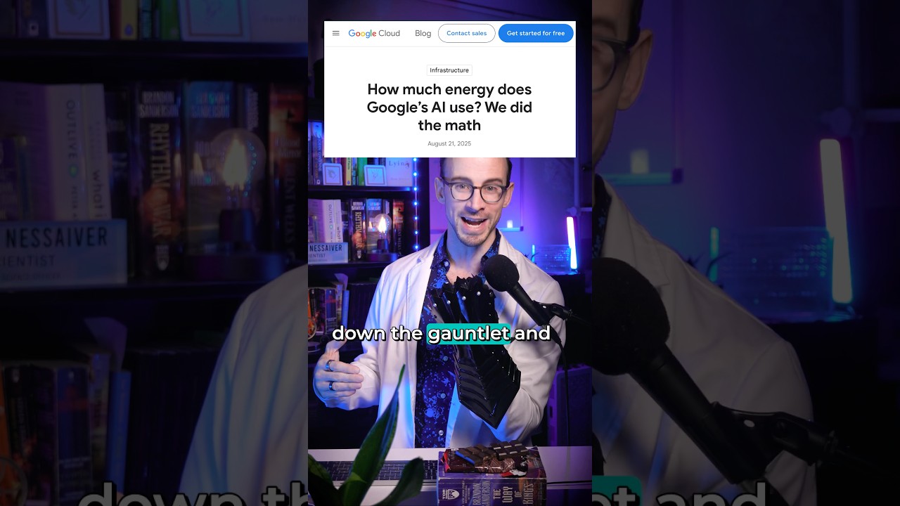 NEW Google Report on AI Water + Energy Hides Key Facts #ai