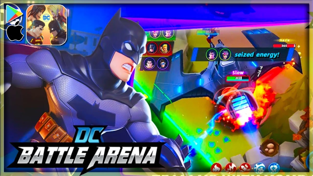 DC BATTLE ARENA Launch Gameplay - Superhero MOBA / Arena Brawler | Android/iOS APK English