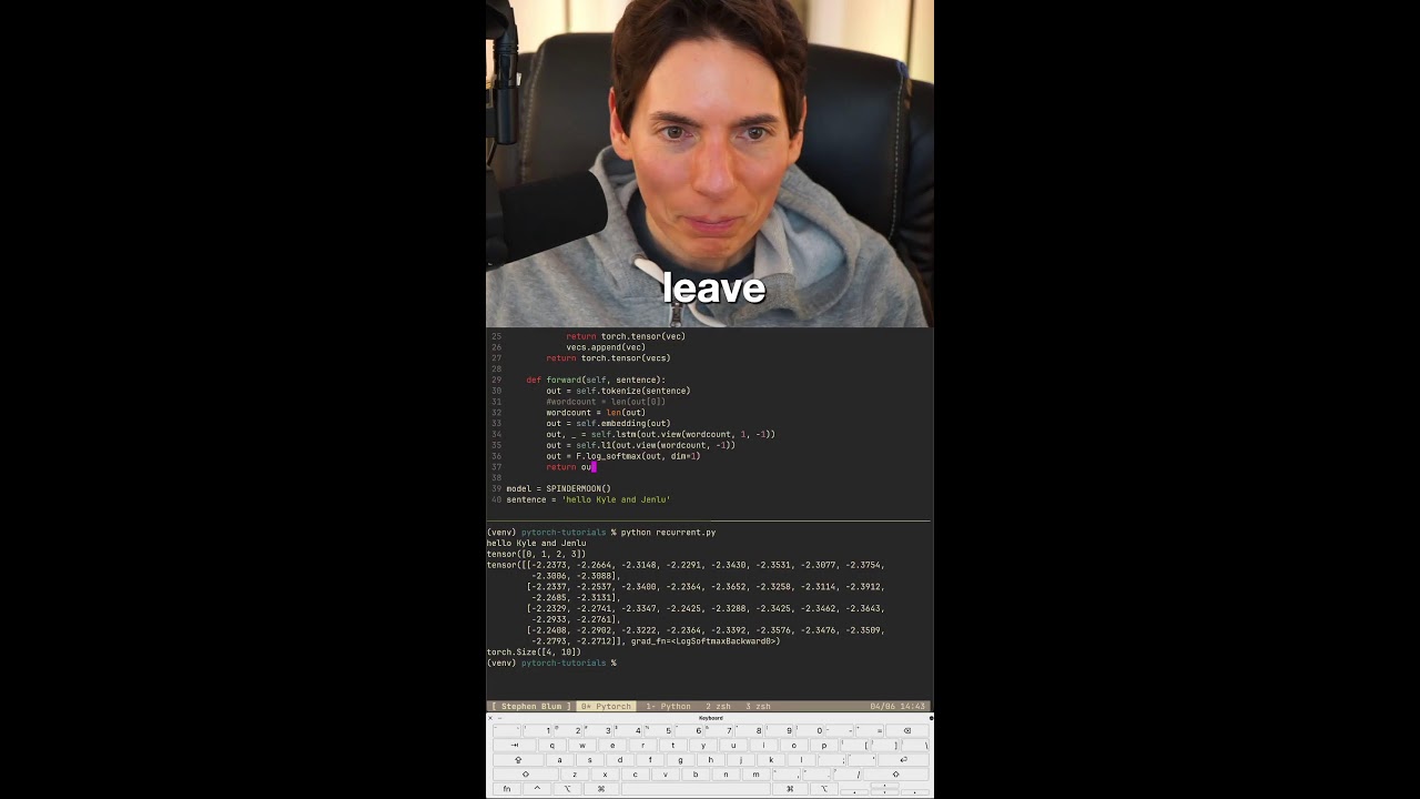 pytorch Recurrent Layers