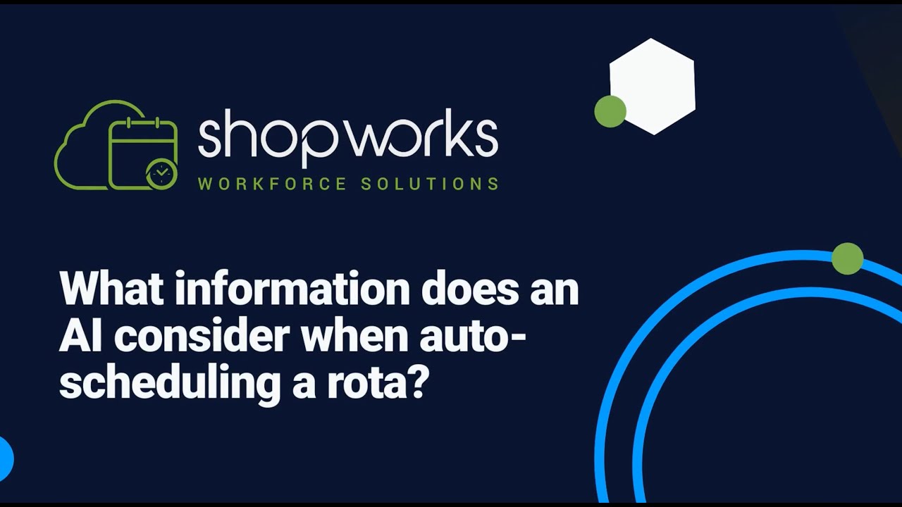 AI Auto Scheduling for Rotas