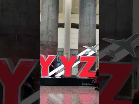 TORONTO PEARSON AIRPORT – YYZ SIGN – BON VOYAGE ) #shorts #pearson #toronto