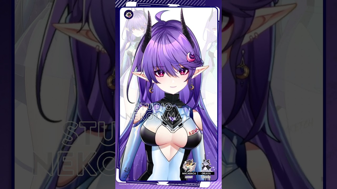 Your Goth Galactic Succubus | LIVE2D SHOWCASE #live2dshowcase #live2d #vtuber