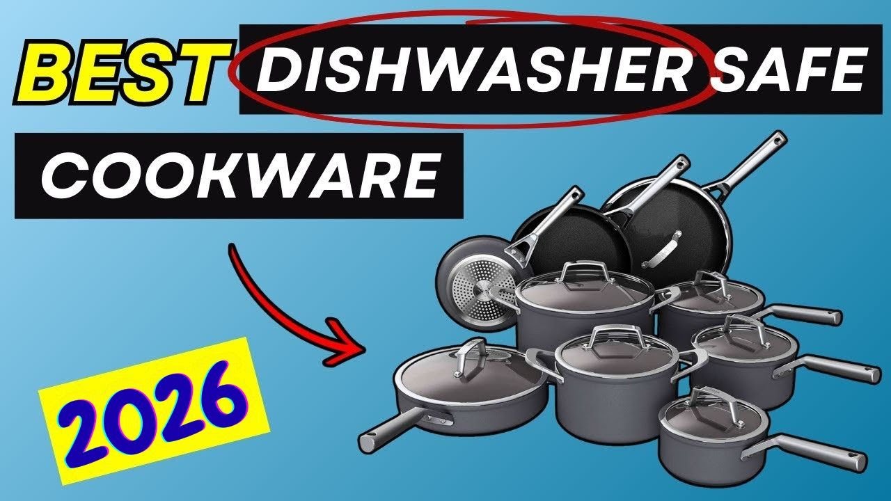 TOP 10 Dishwasher Safe Cookware Sets 2026 | Non Stick + Stainless Steel Pots & Pans ✔